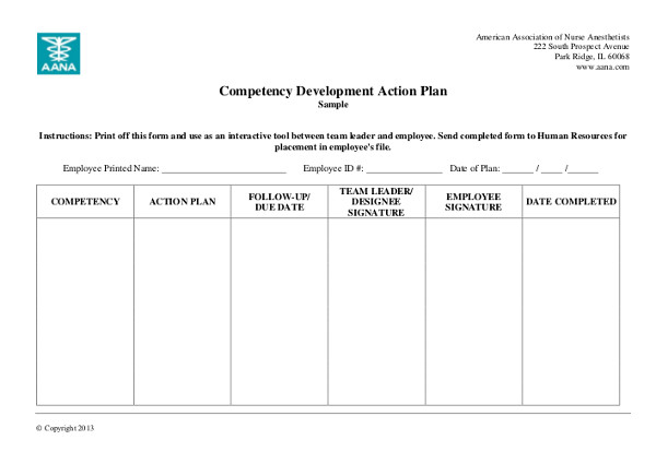 Business Development Template Action Plan