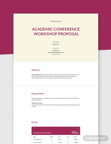 How To Write A Workshop Proposal - PDF, Word