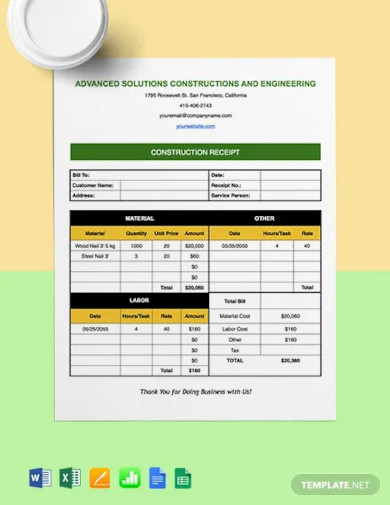 13+ Payment Receipt Format Templates