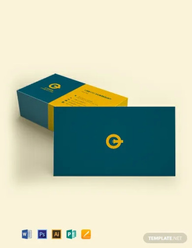 15+ Electrician Business Card Designs & Templates - PSD, AI, InDesign