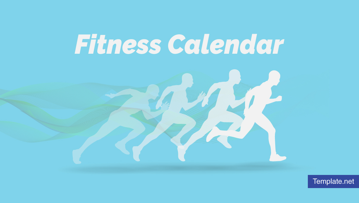 6 Fitness Calendar Templates PDF Word Excel