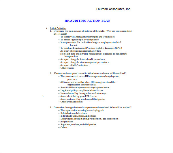 14+ Audit Action Plan Templates - PDF