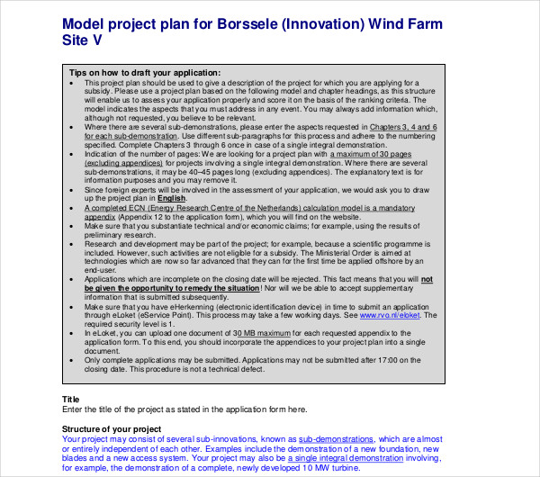 8+ Research Project Plan Templates - PDF
