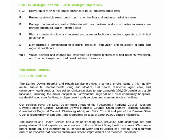 10 Hospital Operational Plan Examples Pdf Word Docs 32 Free Project