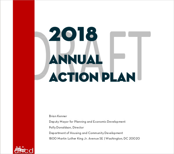 11 Annual Action Plan Templates PDF Docs