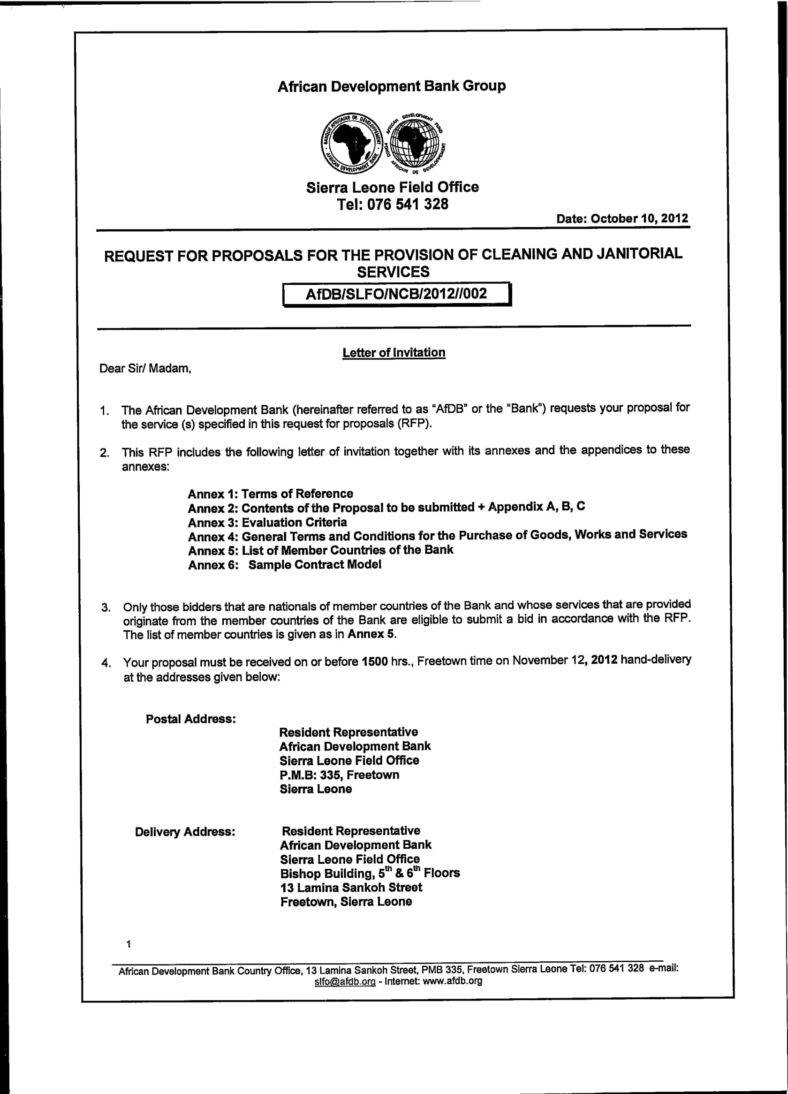 9 Cleaning Services Proposal Templates Free Premium Templates
