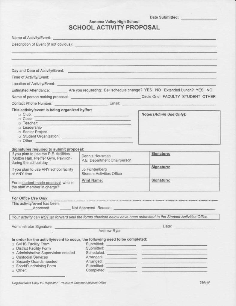 14 Activity Proposal Templates PDF Word 14 Activity Proposal Templates PDF Word