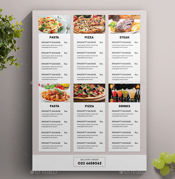 Black and White Menu Designs - 25+ Free Templates in PSD, AI