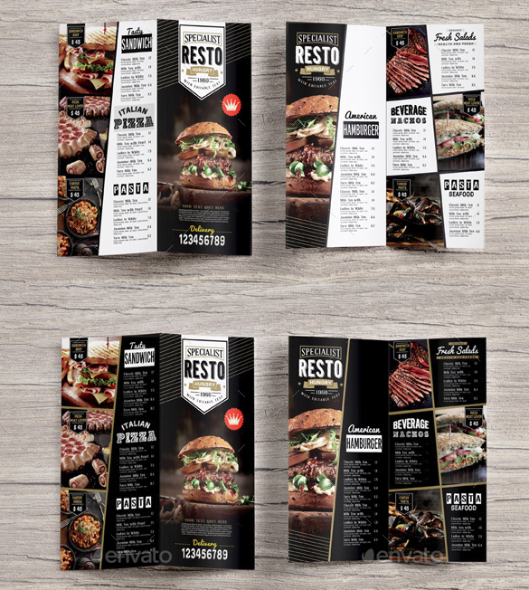 Black and White Menu Designs - 25+ Free Templates in PSD, AI