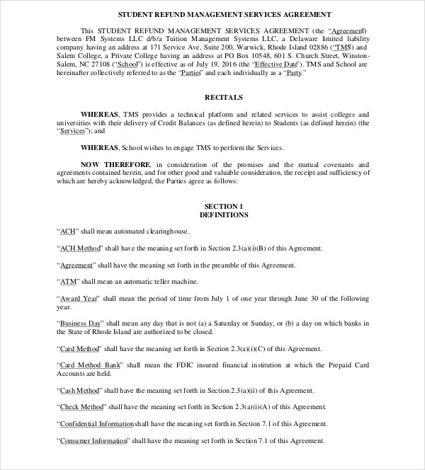 17+ Management Services Agreement Templates - PDF, DOC, Apple Pages