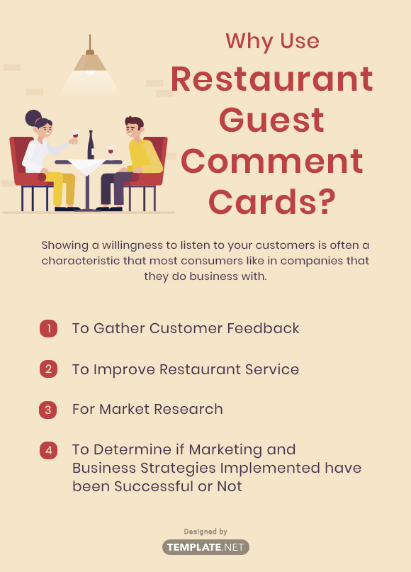 11 Restaurant Guest Comment Card Designs Templates PSD AI