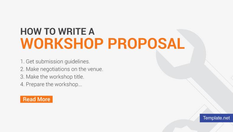 How To Write A Workshop Proposal - PDF, Word