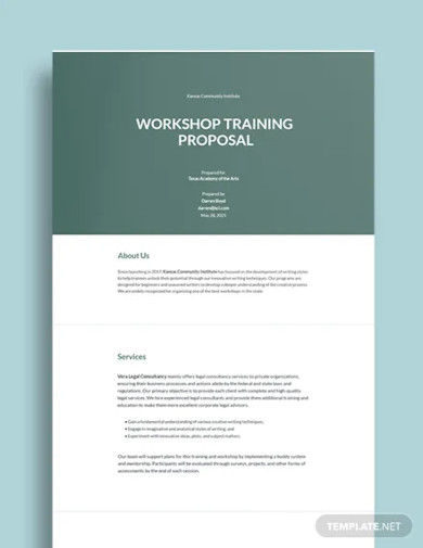 How To Write A Workshop Proposal - PDF, Word