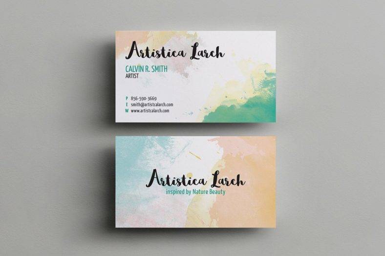 26+ Painter Business Card Designs & Templates - PSD, AI, InDesign