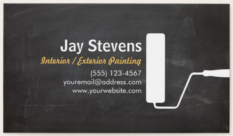 26+ Painter Business Card Designs & Templates - PSD, AI, InDesign