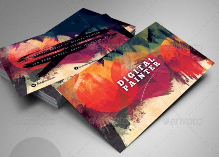 26+ Painter Business Card Designs & Templates - PSD, AI, InDesign
