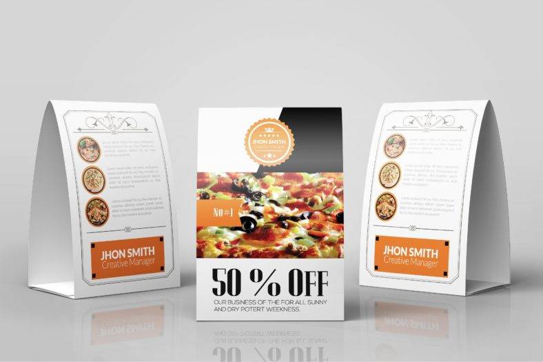 17 Tent Card Designs Templates AI PSD InDesign
