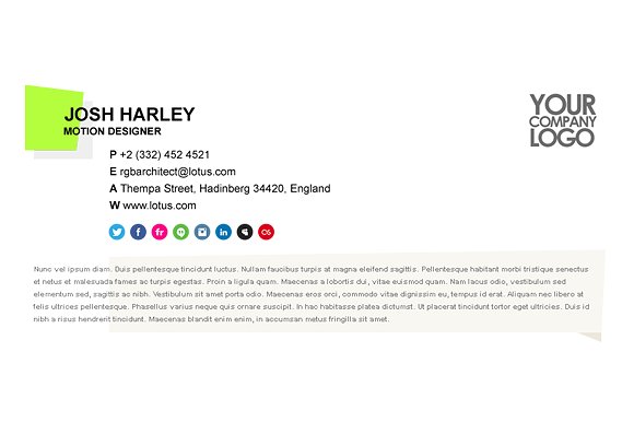 9+ Fitness Email Signature Designs & Template - PSD, AI