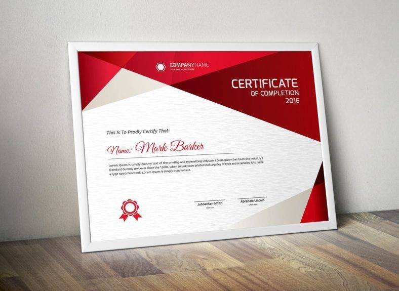 14+ Training Completion Certificate Designs & Templates - PSD, AI