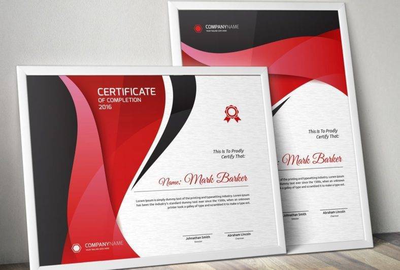 14+ Training Completion Certificate Designs & Templates - PSD, AI