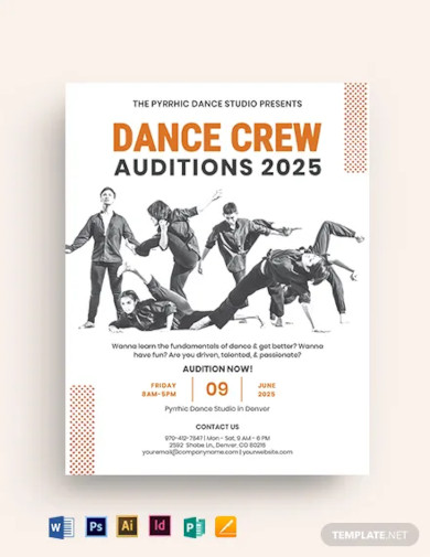 25+ Dance Studio Flyer Designs & Templates - PSD, AI