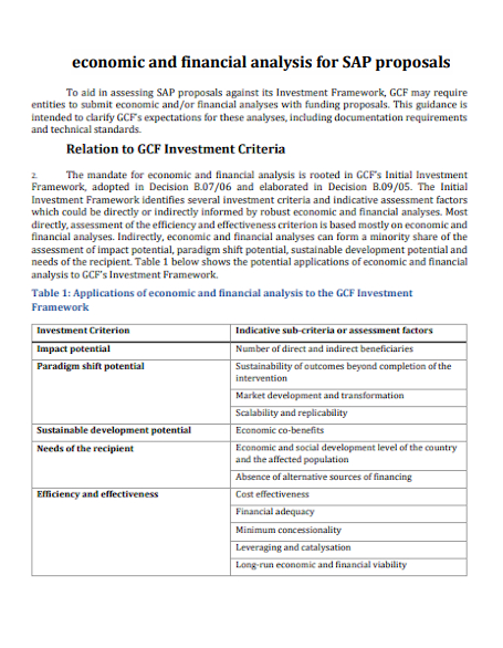 18+ Financial Proposal Templates - Word, PDF, Google Docs, Apple Pages