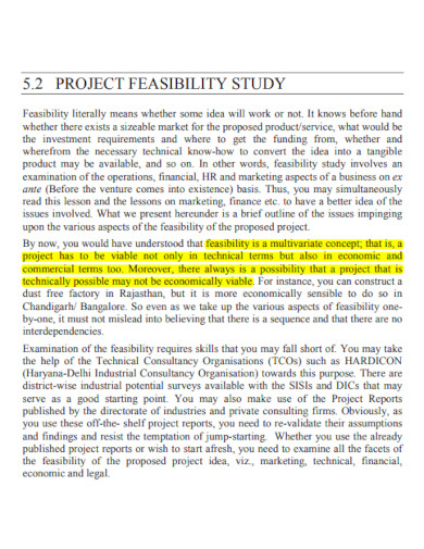 15+ Feasibility Report Templates - PDF, Word, Pages