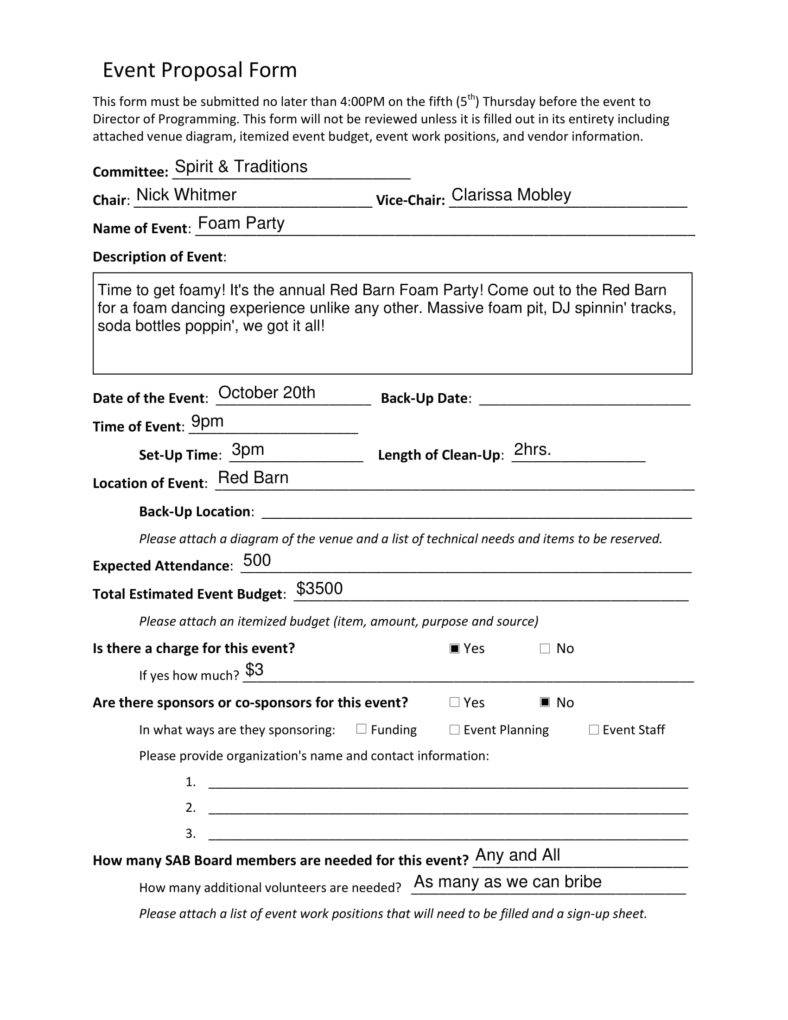 8+ DJ Proposal Templates - PDF, Word, Apple Pages