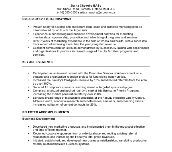 10+ General Resume Templates - PDF, DOC