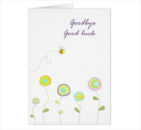 9+ Printable Good Luck Card Designs & Templates - PSD, AI, InDesign
