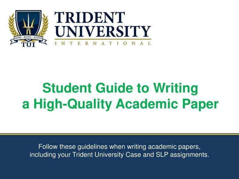 8+ Academic Paper Templates - PDF