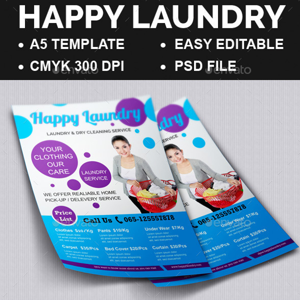 12+ Laundry Flyer Designs & Templates - PSD, AI