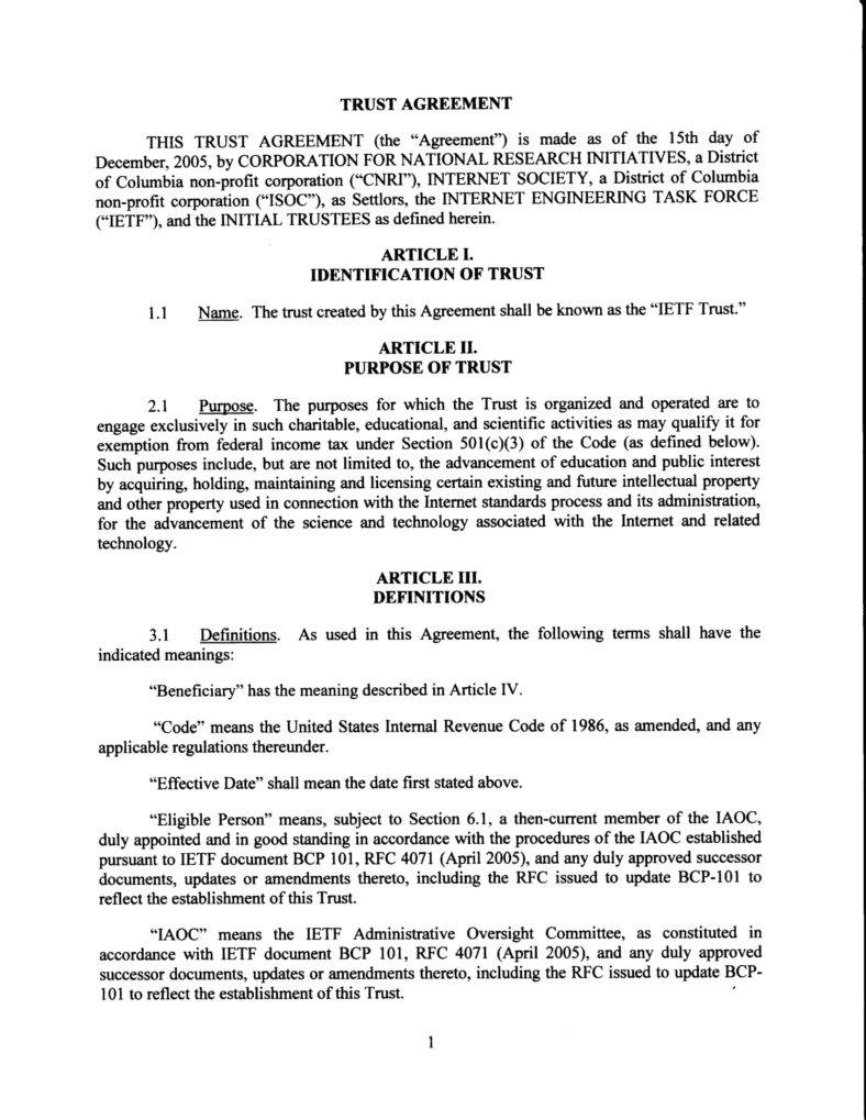 18+ Trust Agreement Templates - PDF, Word