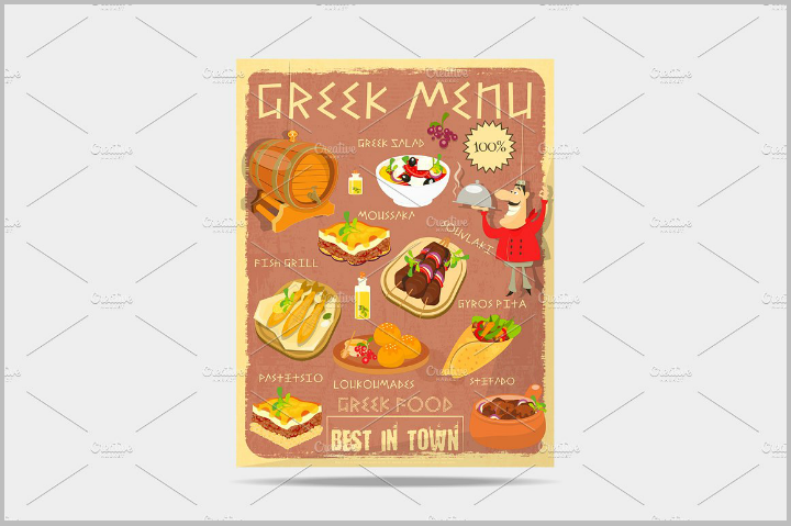 9 Greek Menu Templates Designs Psd Ai Free Premium Te - vrogue.co