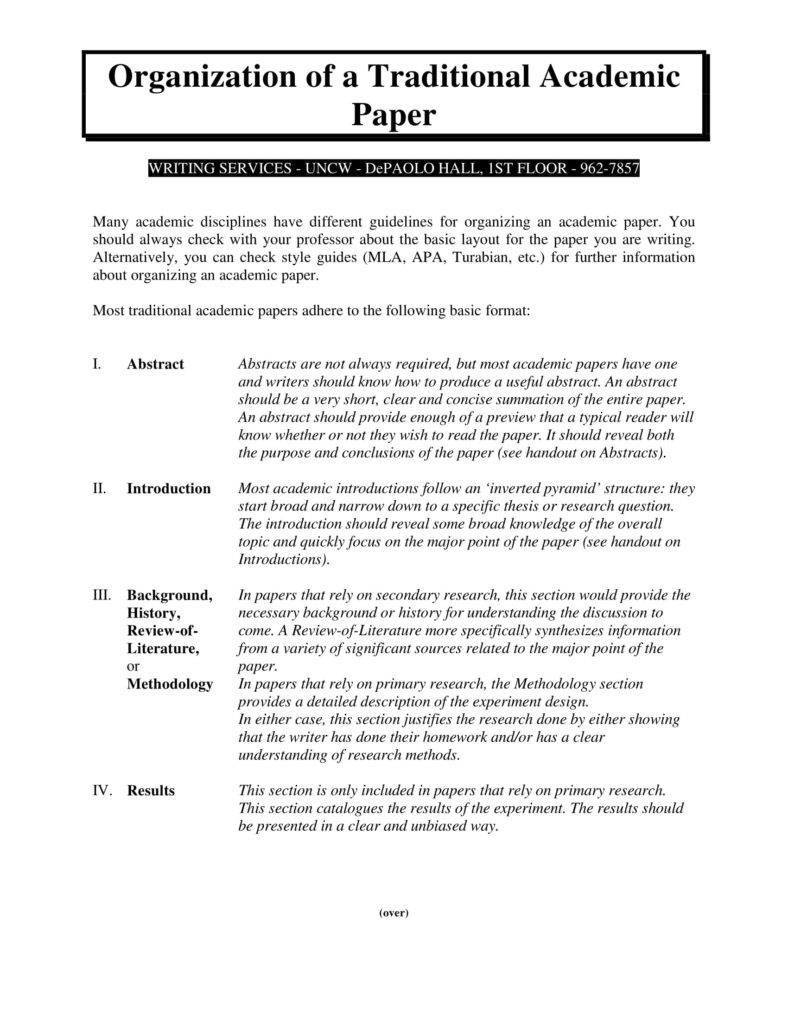 8+ Academic Paper Templates - PDF