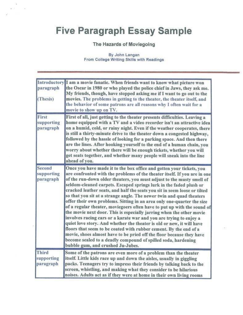 11 Paragraph Outline Templates PDF