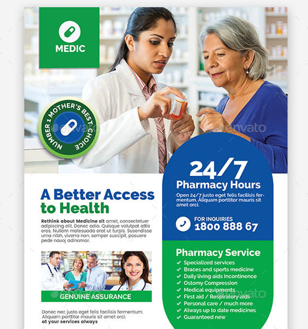 18+ Pharmacy Flyer Designs & Templates - PSD, AI, Word