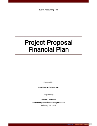 18+ Financial Proposal Templates - Word, PDF, Google Docs, Apple Pages