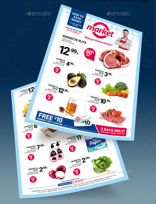 15+ Supermarket Flyer Designs & Templates - PSD, AI