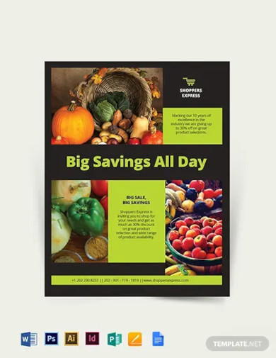 15+ Supermarket Flyer Designs & Templates - PSD, AI
