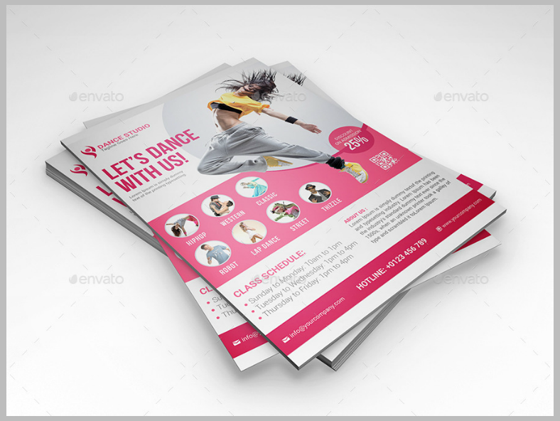 25+ Dance Studio Flyer Designs & Templates - PSD, AI
