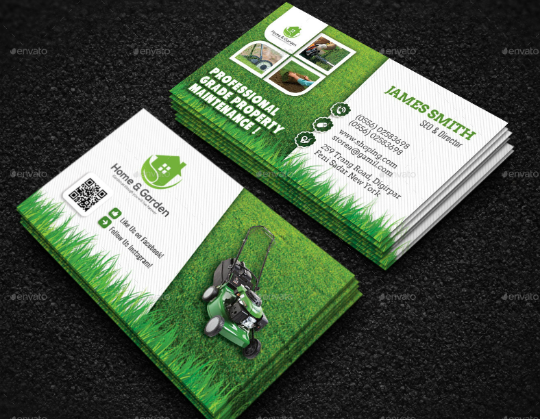 Free Printable Lawn Care Business Cards Printable Templates