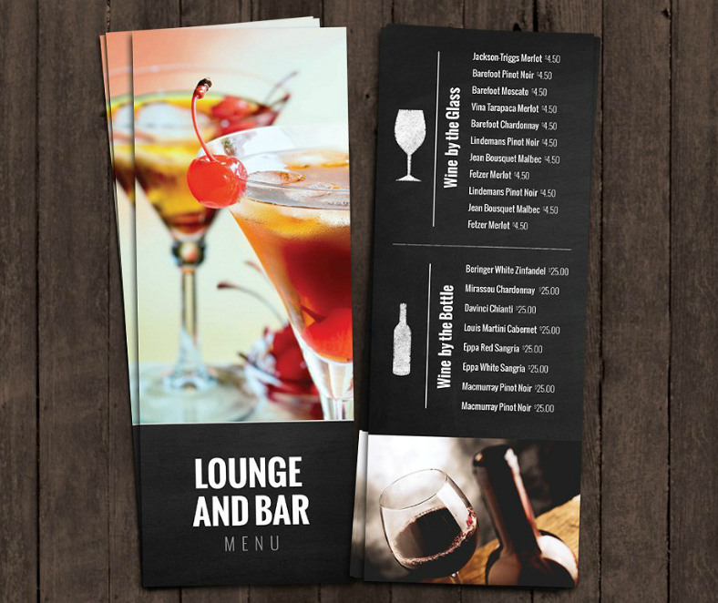 Lounge Menu Card - 16+ Free Templates in PSD, AI