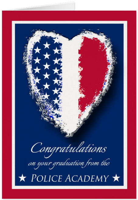 Police Academy Graduation Card