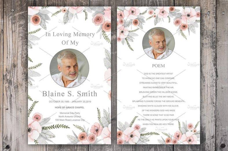 Memorial Card Templates