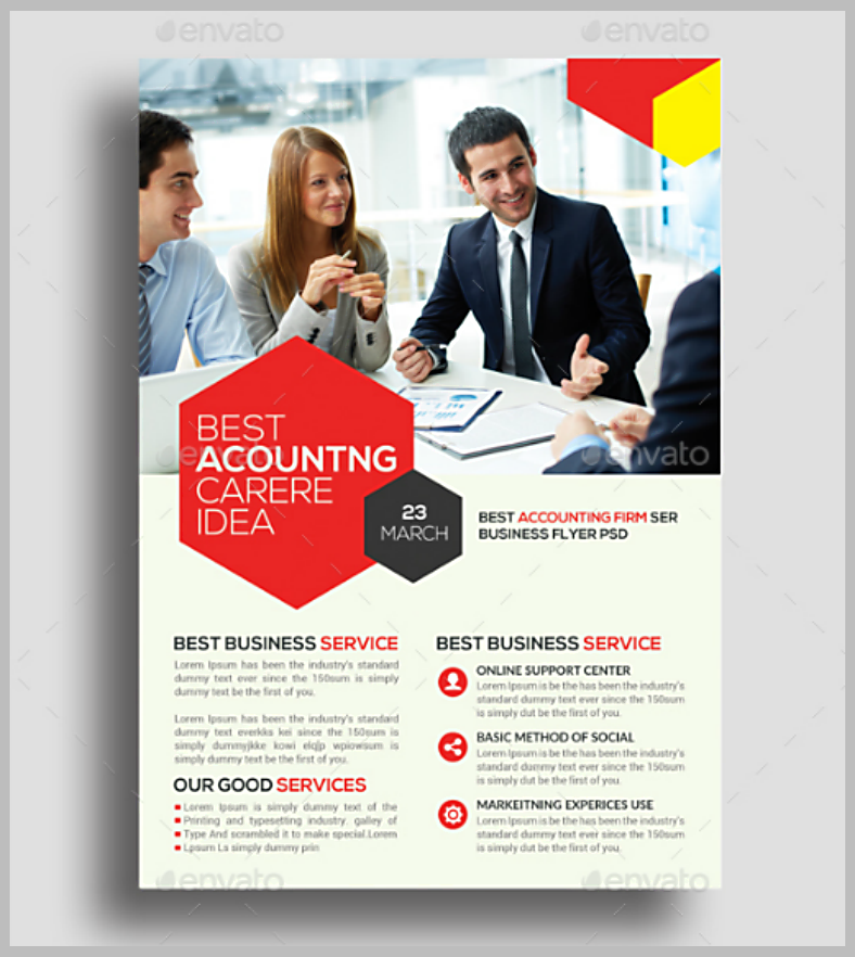 Accounting Services Flyer Template Free