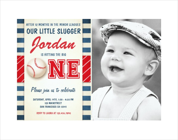4 Boys Party Invitation Designs Templates PSD AI