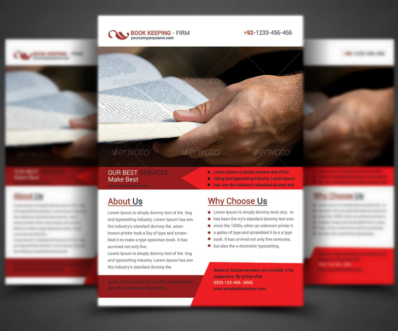 Accounting Flyer Templates