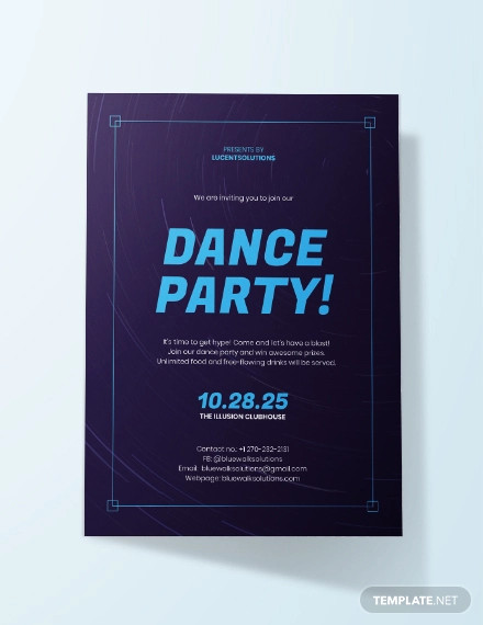 12+ Disco Party Invitation Designs & Templates - PSD, AI