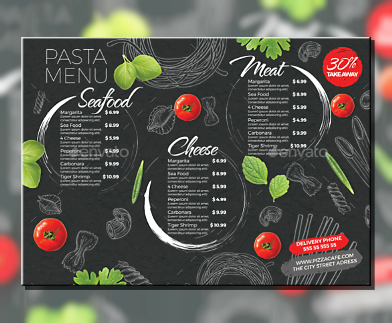 15+ Pasta Menu Designs & Templates - PSD, AI | Free & Premium Templates